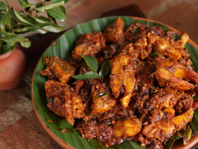 Kerala style chicken perattu – Village Cooking