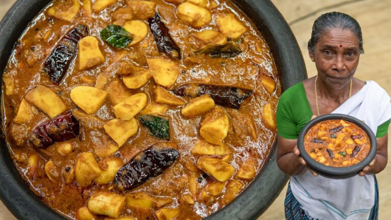 Tapioca curry recipe – Village Cooking